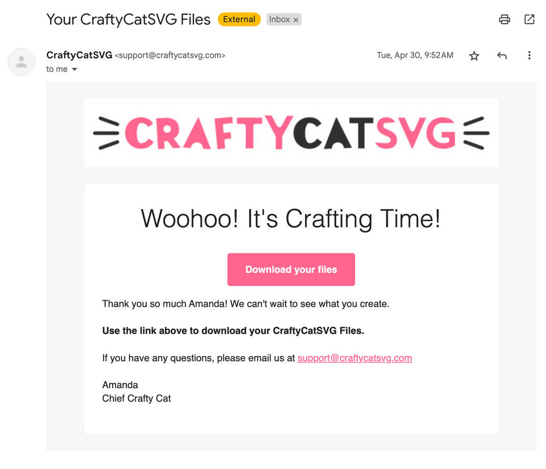 How To Access Your CraftyCatSVG Files