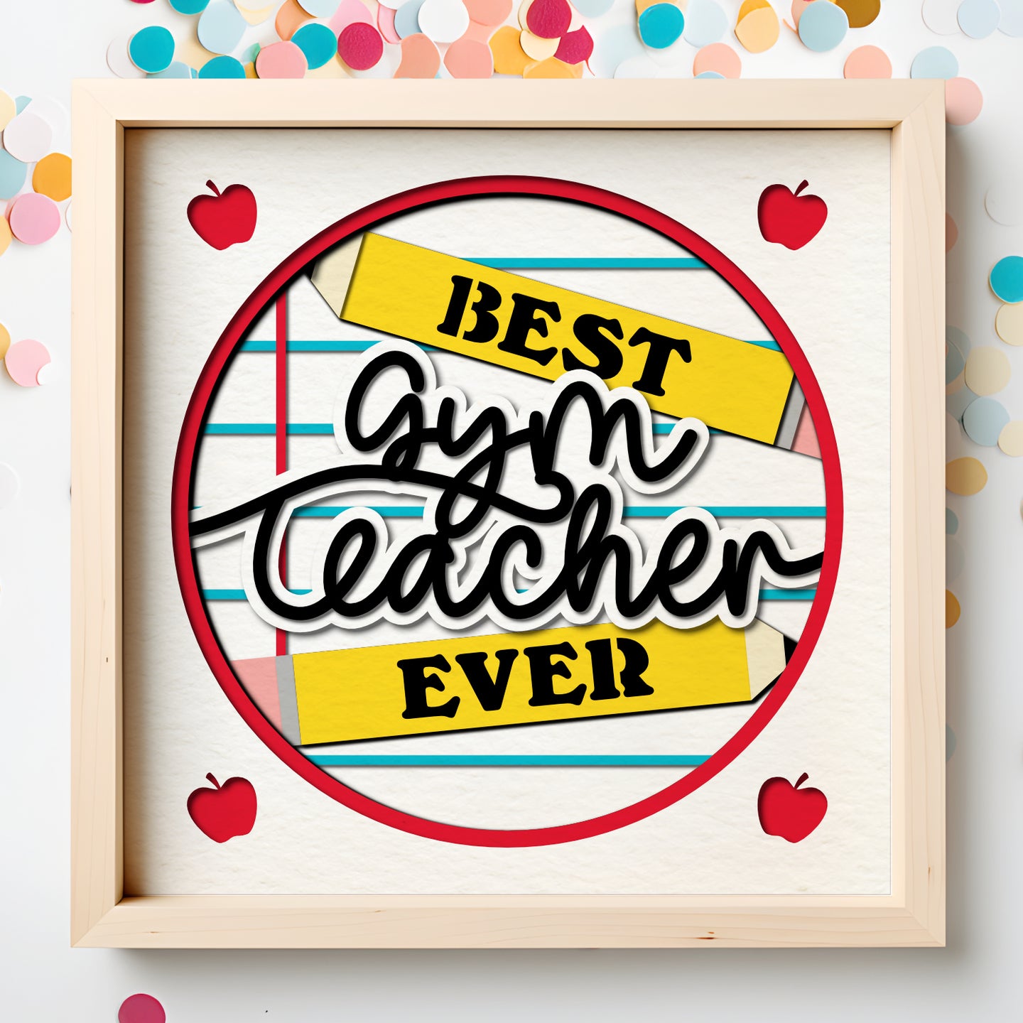Best Teacher Ever Layered SVG Sign Bundle – CraftyCatSVG
